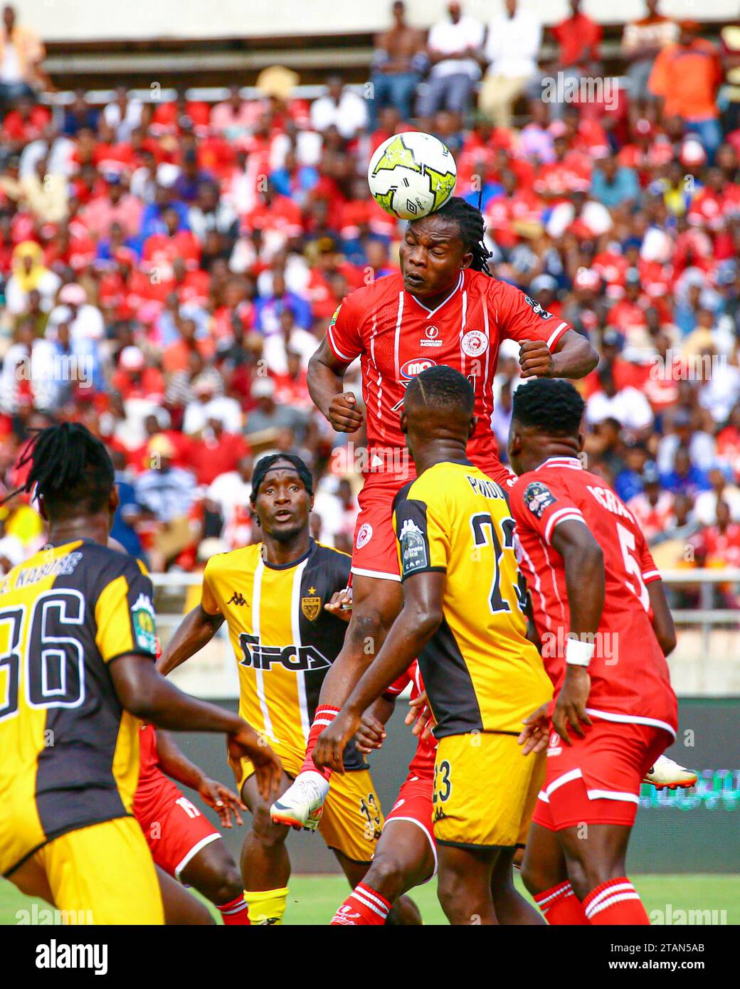 DAR ES SALAAM, TANZANIA - NOVEMBER 25: Simba and Asec during the Total ...