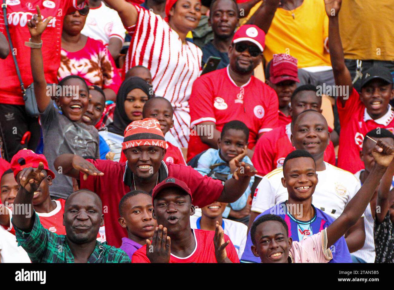 DAR ES SALAAM, TANZANIA - NOVEMBER 25: FAns during the Total Energies ...