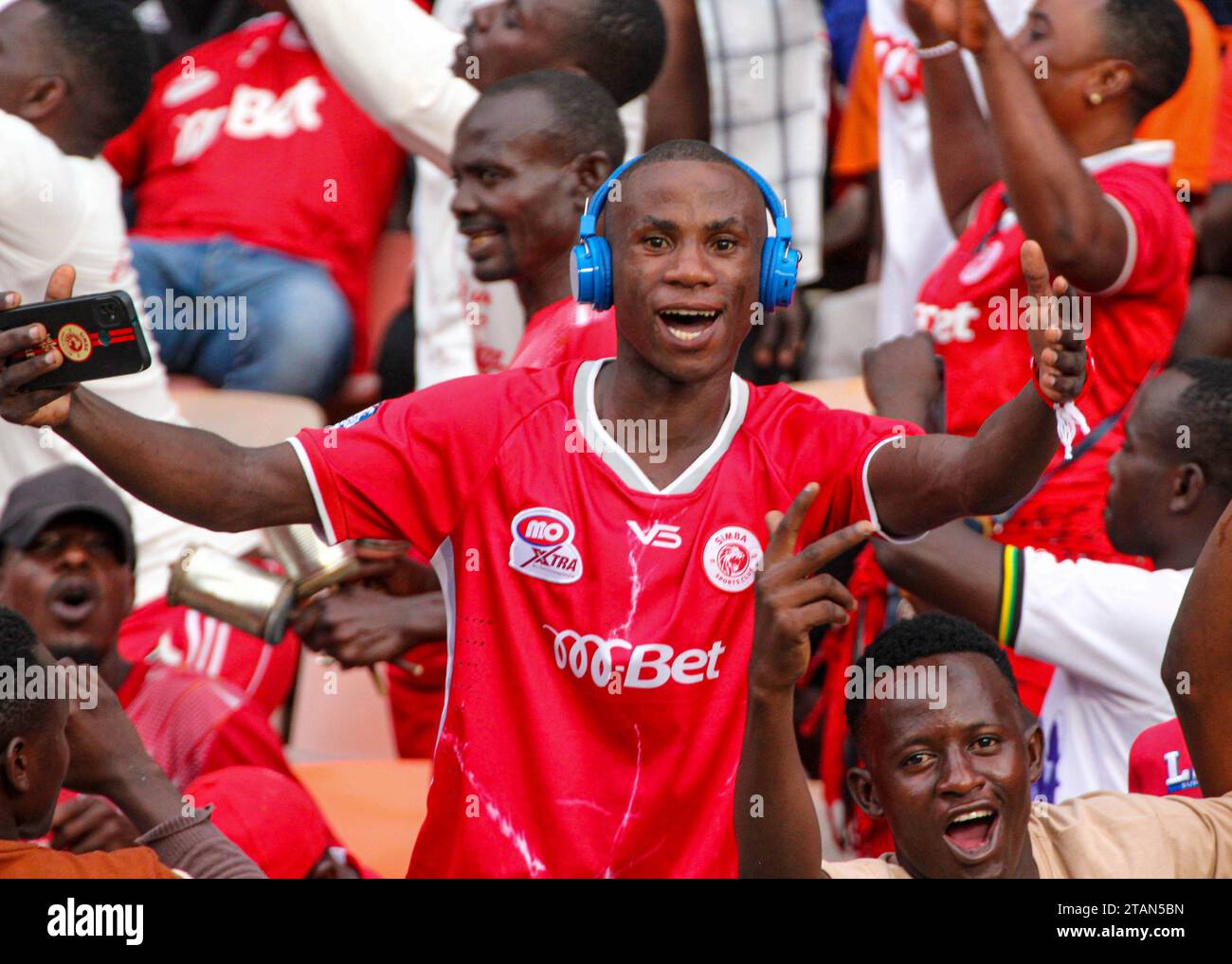 DAR ES SALAAM, TANZANIA - NOVEMBER 25: FAns during the Total Energies ...