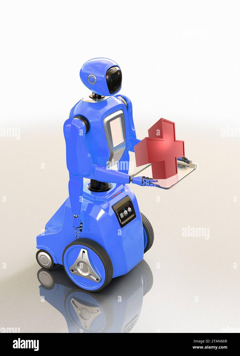 Medical robot, conceptual illustration Stock Photo - Alamy