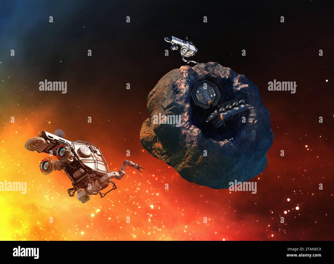 Space mining hi-res stock photography and images - Alamy