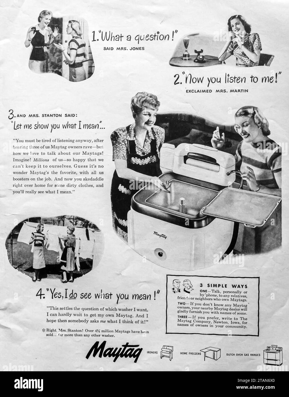 Maytag washer hi-res stock photography and images - Alamy