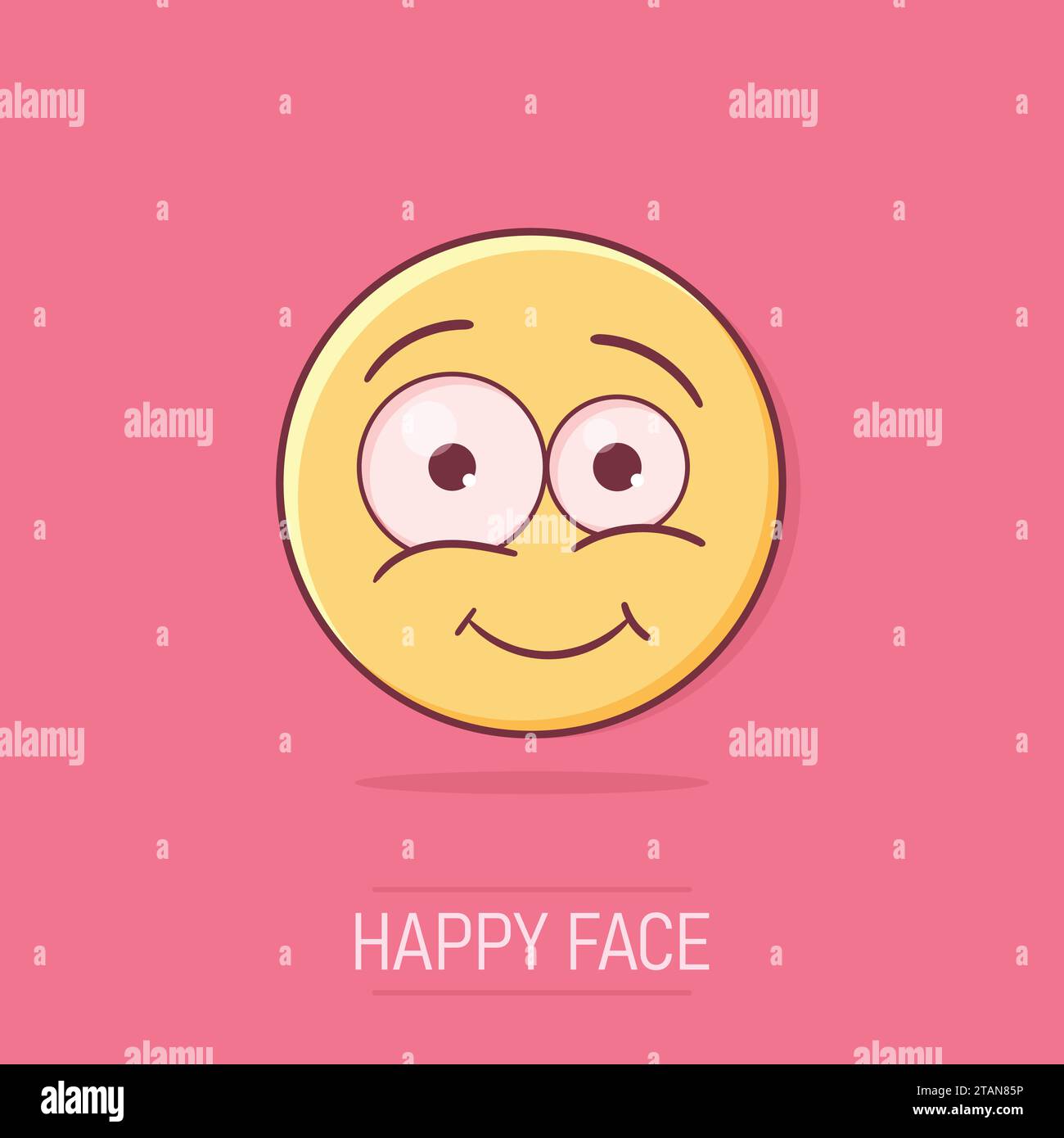 Vector cartoon welcome ribbon icon in comic style. Hello sticker label ...