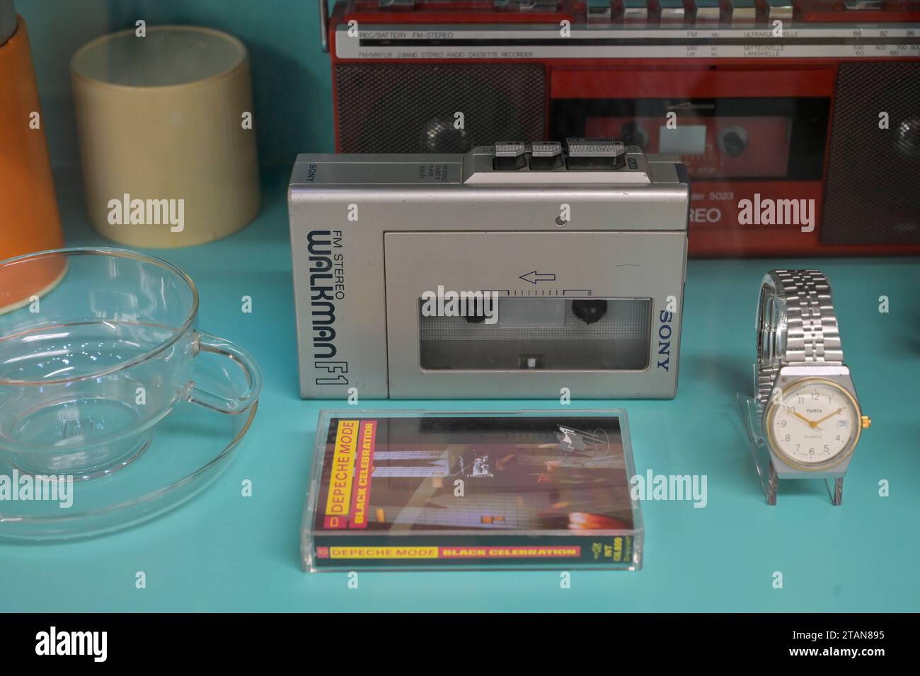 Walkman Sony, Musikkassette, Ausstellung, Museum, Stabsgebäude ...