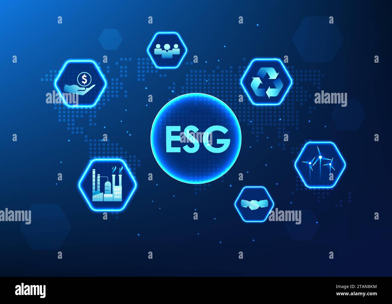 Ecological map world in Stock Vector Images - Alamy