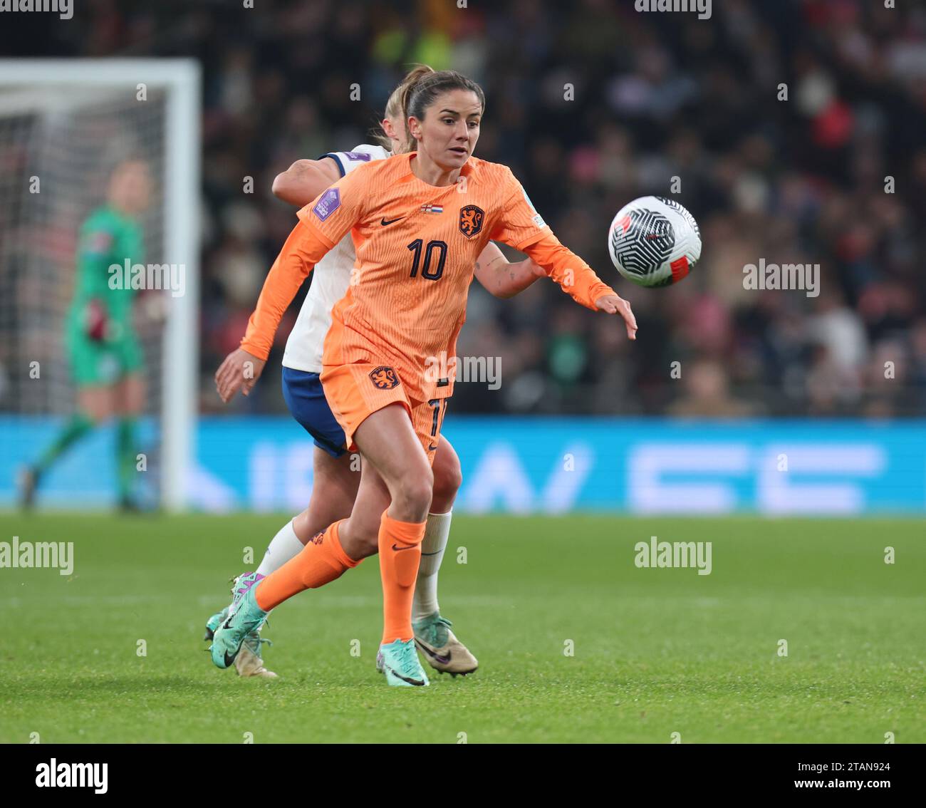 Danielle van de Donk of Netherlands during UEFA Women's Nationals ...