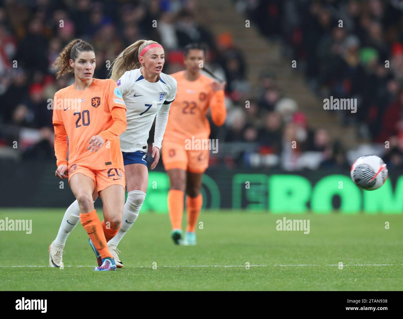 Dominique Janssen of Netherlands during UEFA Women's Nationals League ...