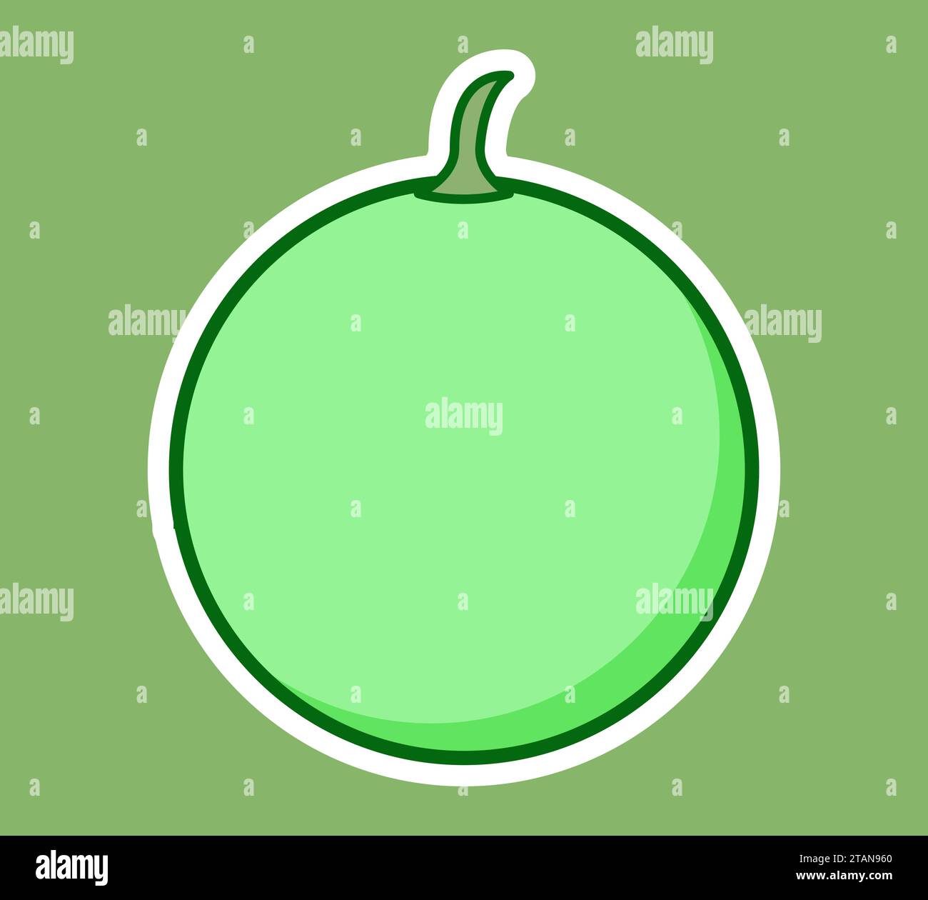 Melon fruit stickers, suitable for sticker printing.Melon fruit ...