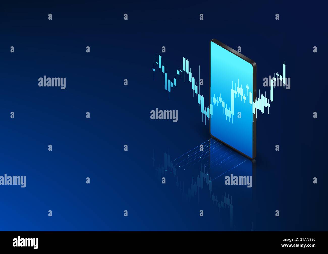 Stock market screen computer Stock Vector Images - Alamy