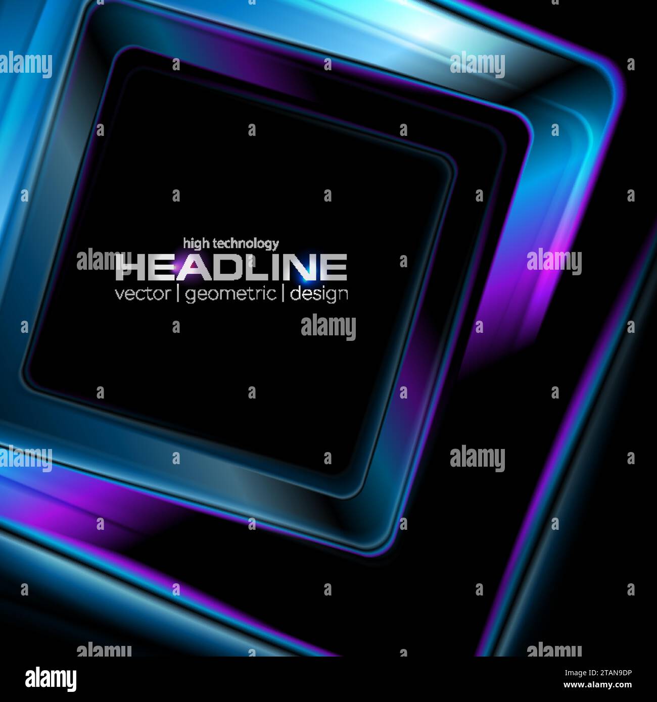 Minimal glossy geometric blue violet hi-res stock photography and ...