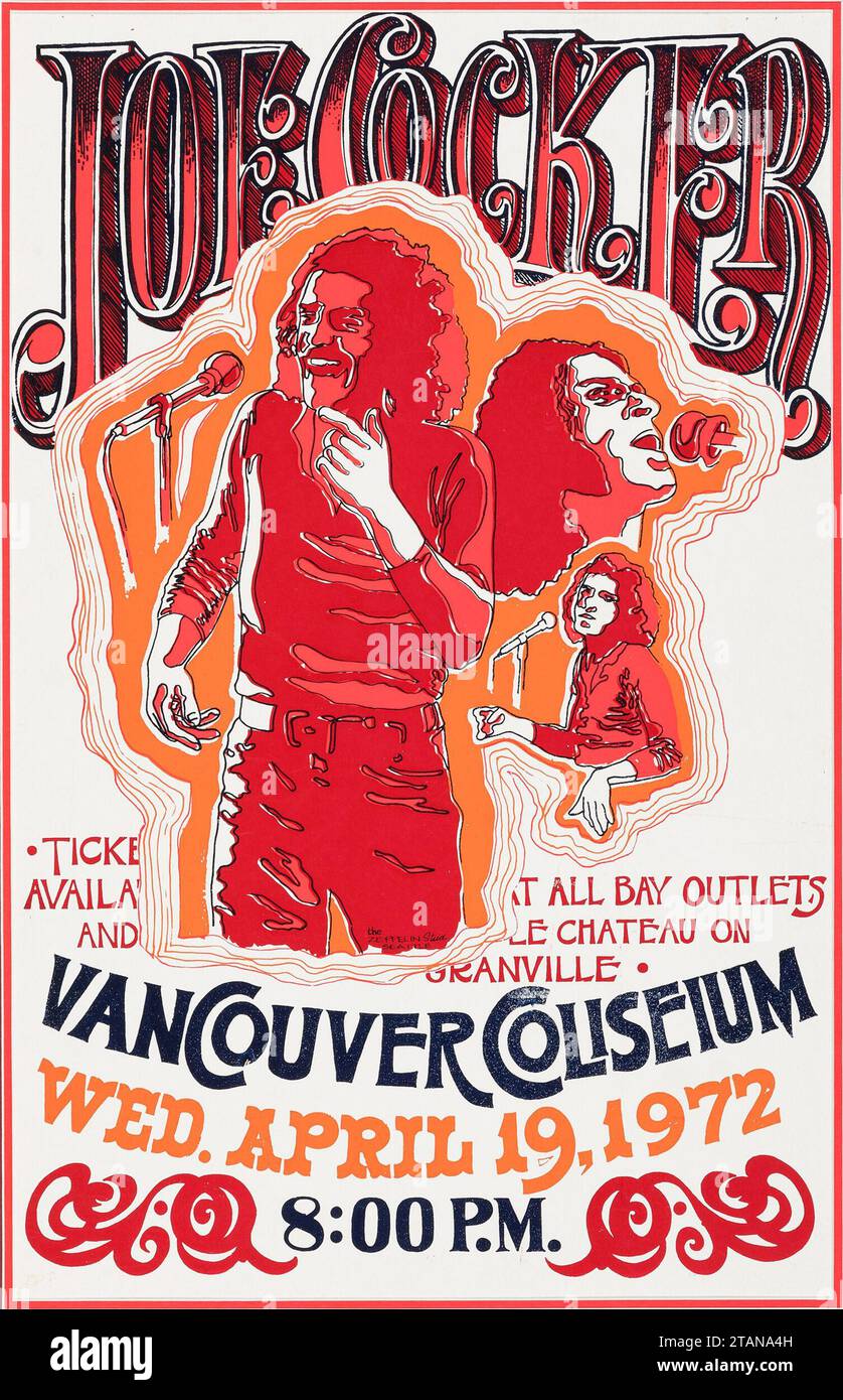 1970s music concert poster hi-res stock photography and images - Alamy