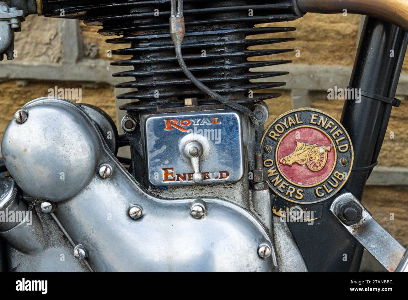 Royal Enfield. Haworth 1940's Weekend 2023 Stock Photo - Alamy