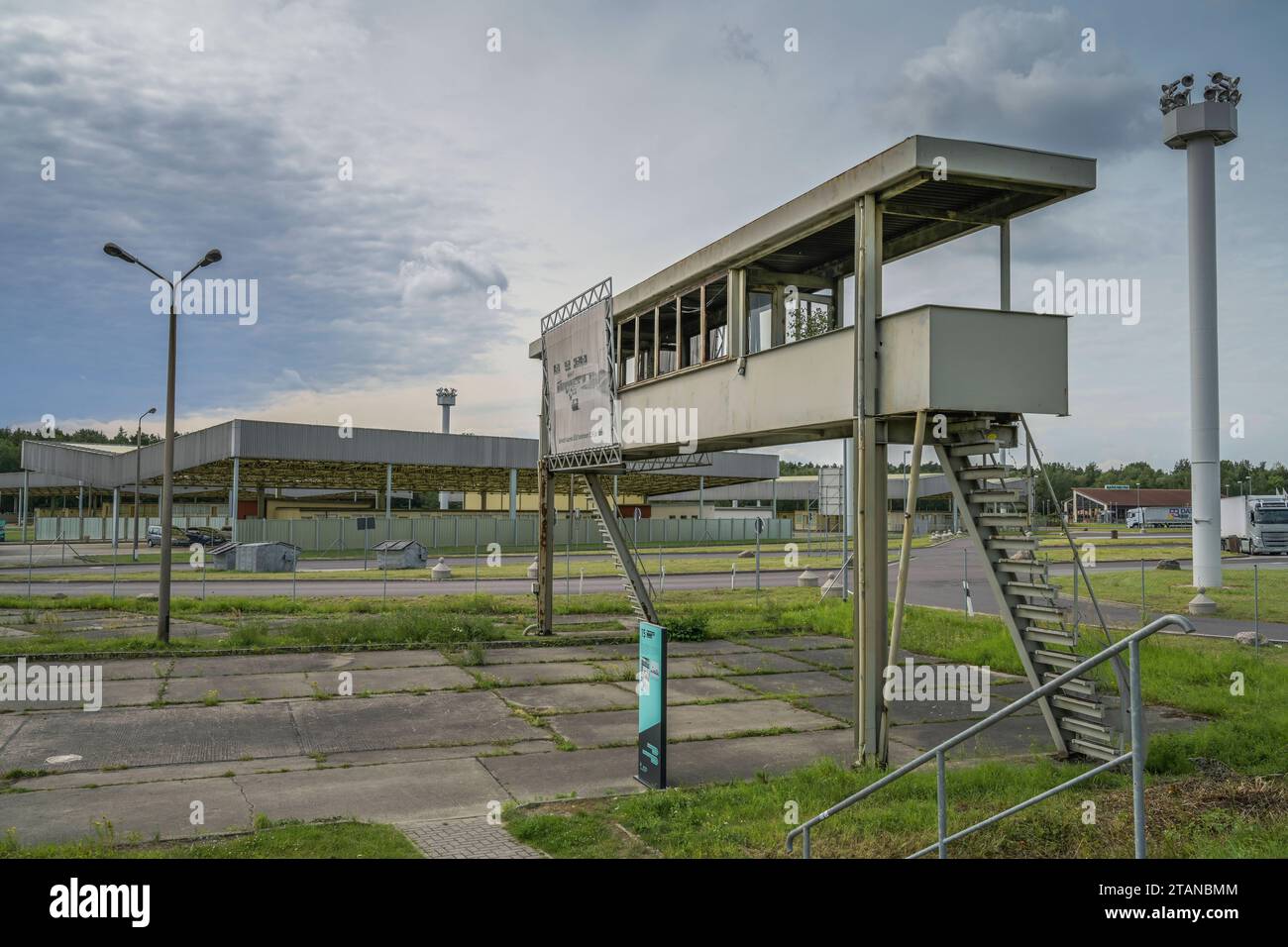 Beschauerbrücke, Gedenkstätte Deutsche Teilung, Marienborn, Sachsen ...