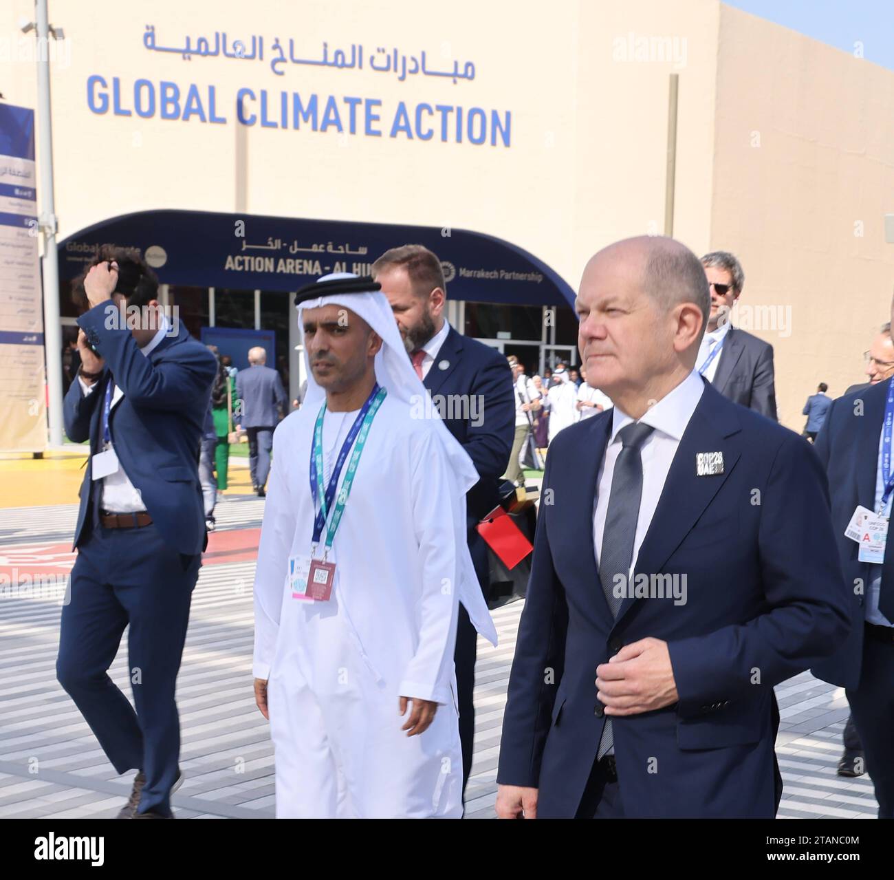COP 28 Olaf Scholz Dubai 02.12.2023, United Arab Emirates, VAE, UAE ...