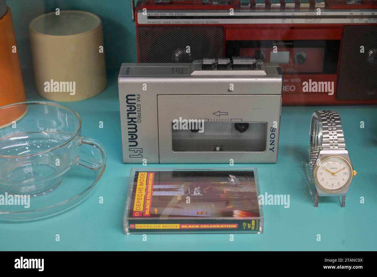 Walkman Sony, Musikkassette, Ausstellung, Museum, Stabsgebäude ...