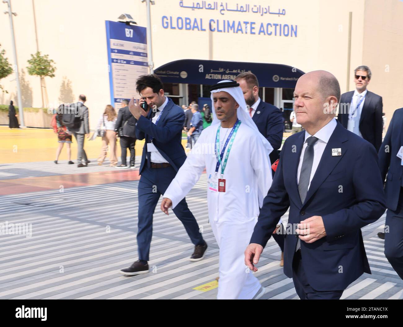 COP 28 Olaf Scholz Dubai 02.12.2023, United Arab Emirates, VAE, UAE ...