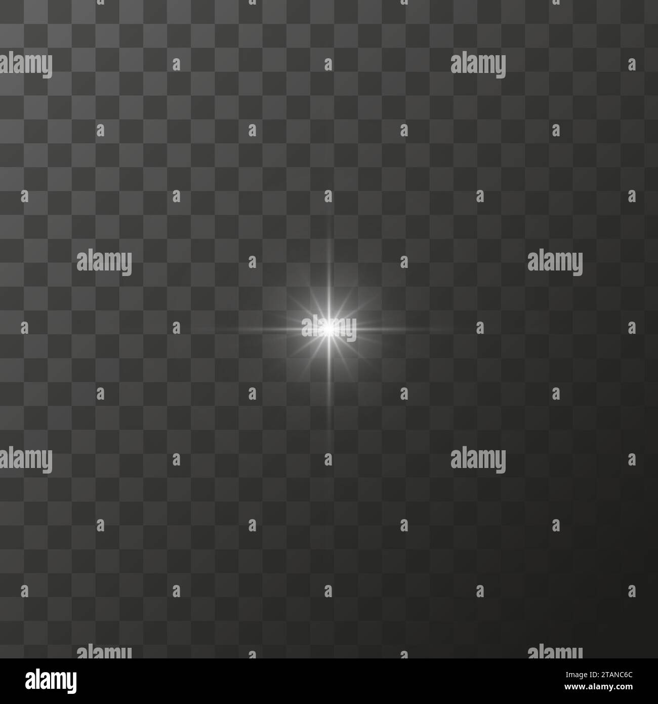 Shining star light rays glowing particles. Vector special effect on a ...