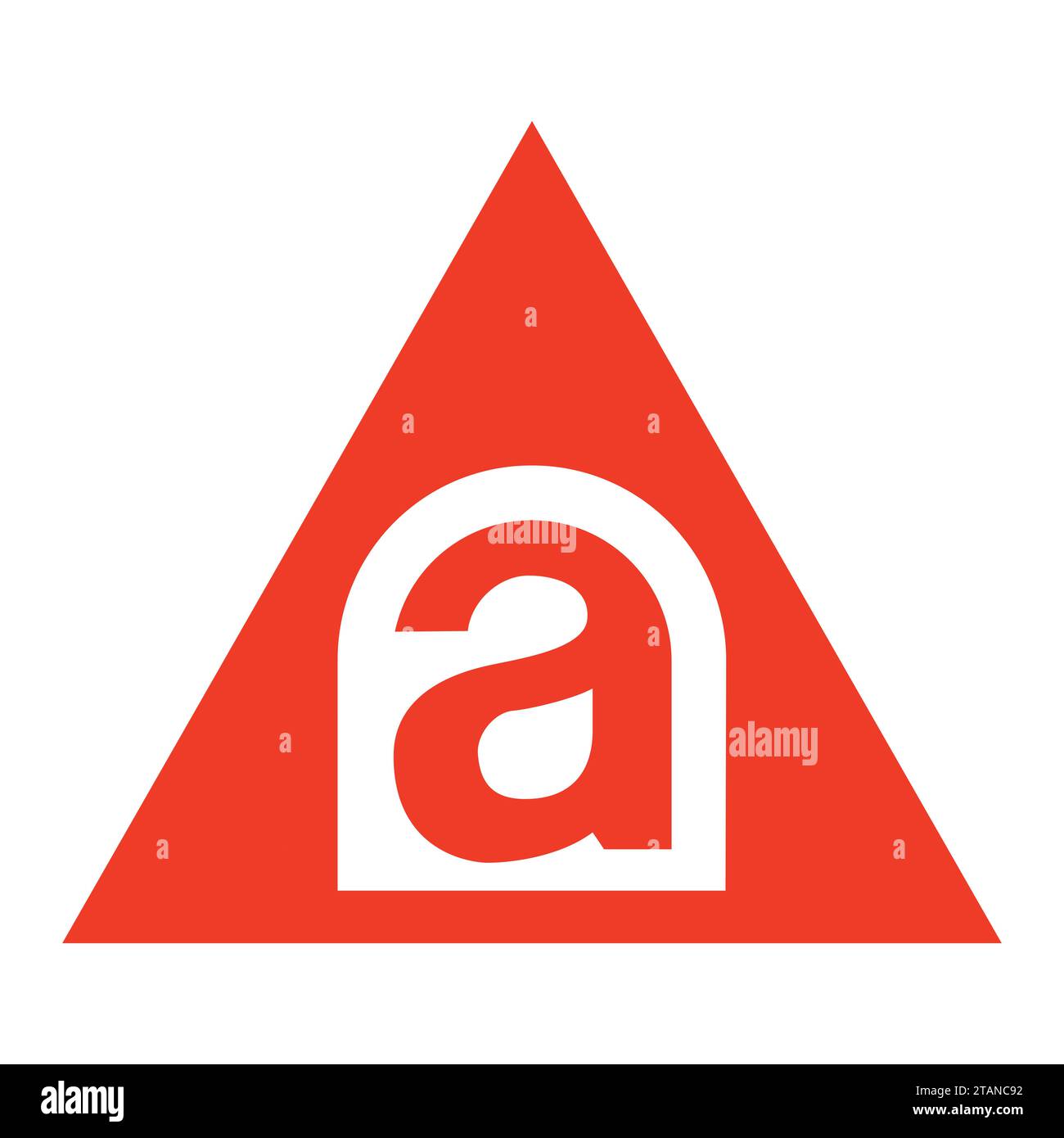 Warning asbestos symbol icon Stock Photo - Alamy