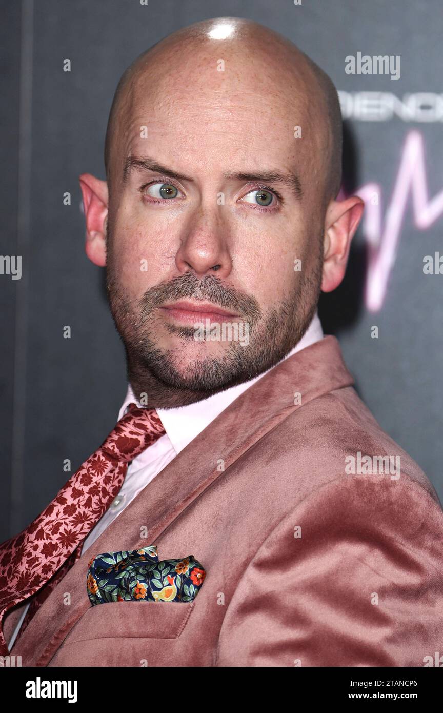 Tom Allen bei der Ankunft zum Konzert An Audience with Kylie in der ...