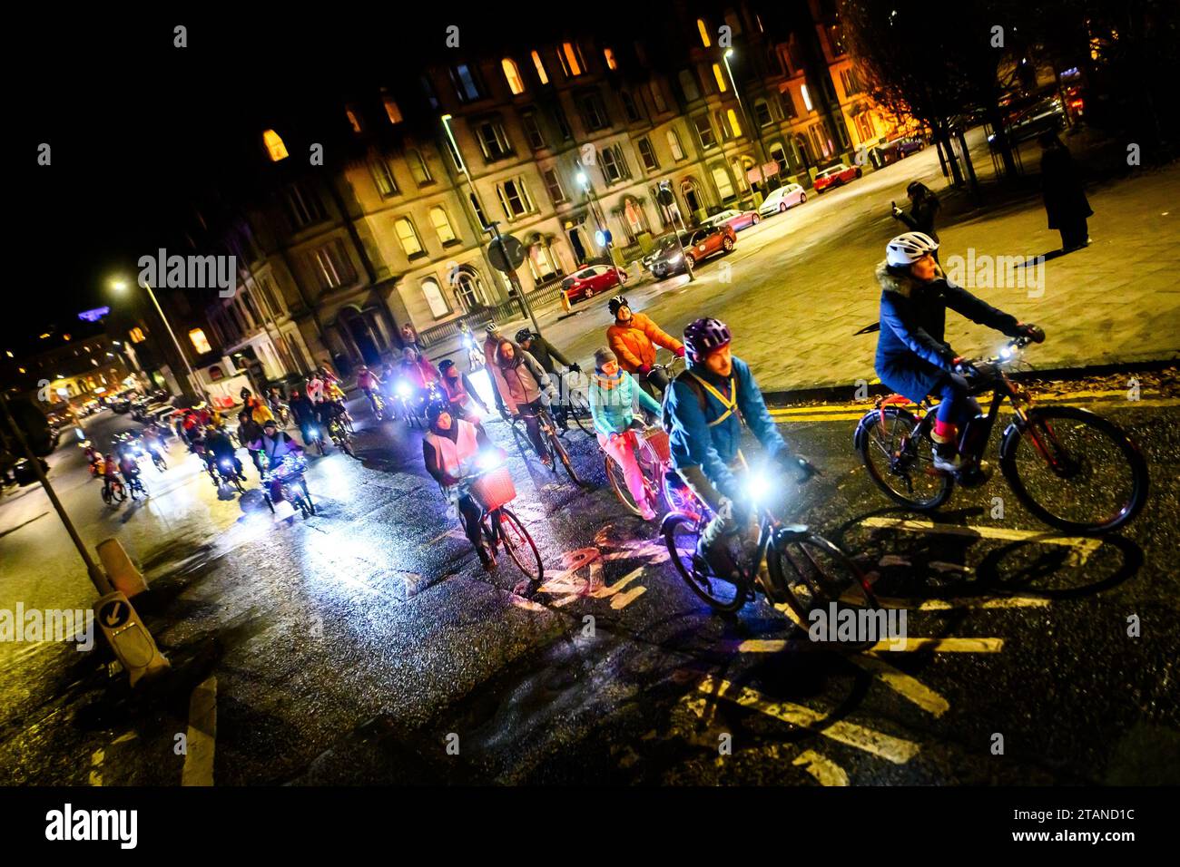 Edinburgh womens cycle protest hi-res stock photography and images - Alamy