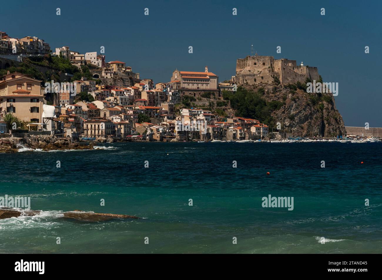 Scilla in Calabria, Italy, a town located at the north end of the ...