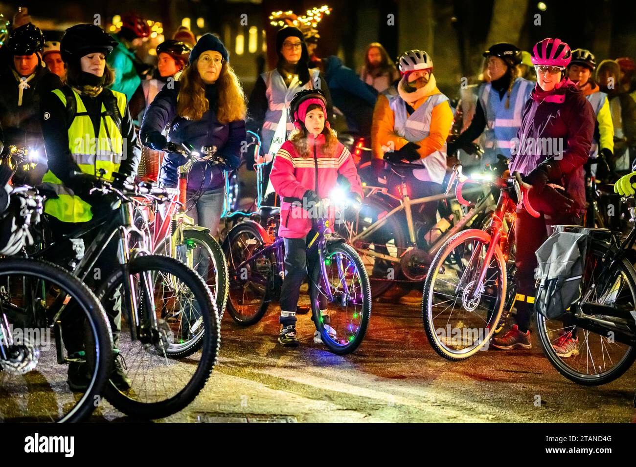 Edinburgh womens cycle protest hi-res stock photography and images - Alamy