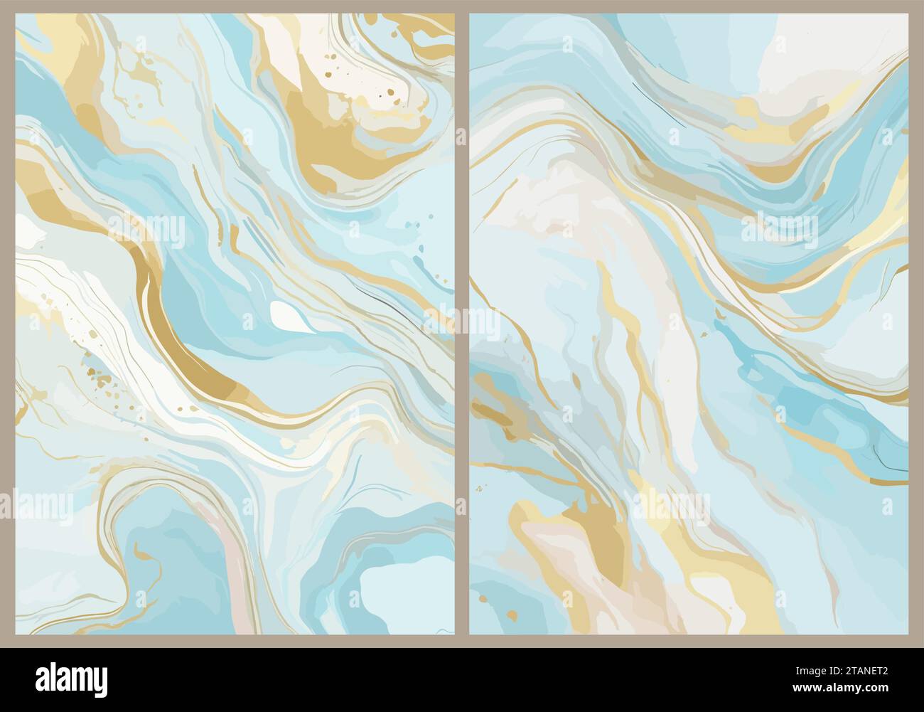 Blue pastel marble texture Stock Vector Images - Alamy