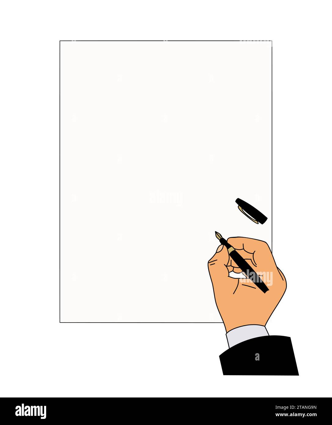 Contract package Stock Vector Images - Alamy
