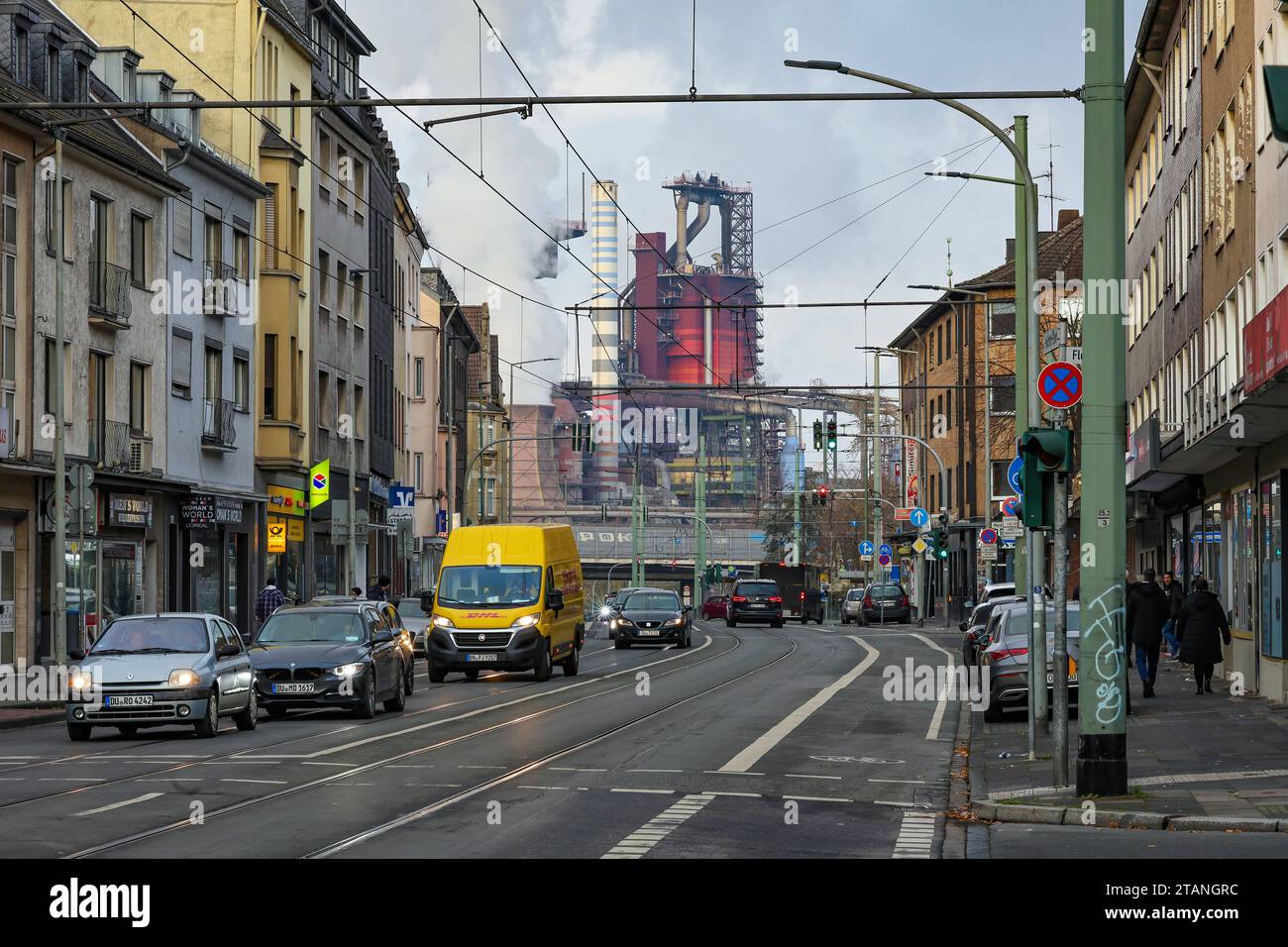 Duisburg, Ruhrgebiet, Nordrhein-Westfalen, Deutschland - Stadtansicht ...