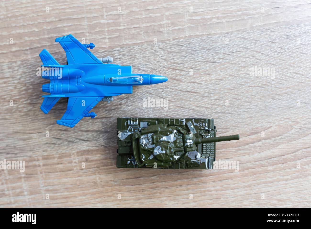 military war plane, fighter plane and tank. Not war concept. ending war ...