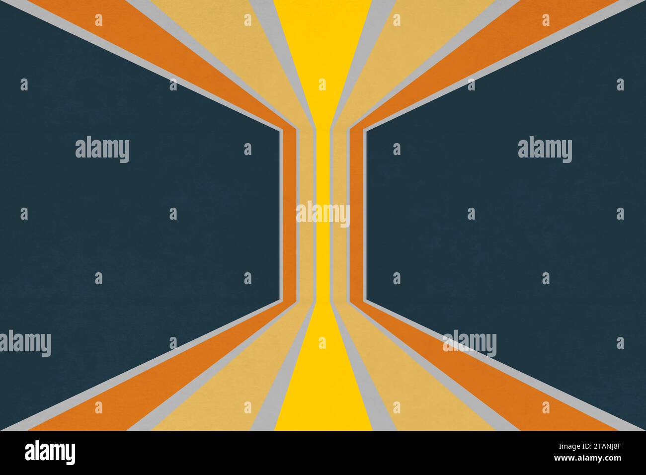 Retro style gradient perspective strips background wallpaper Stock ...