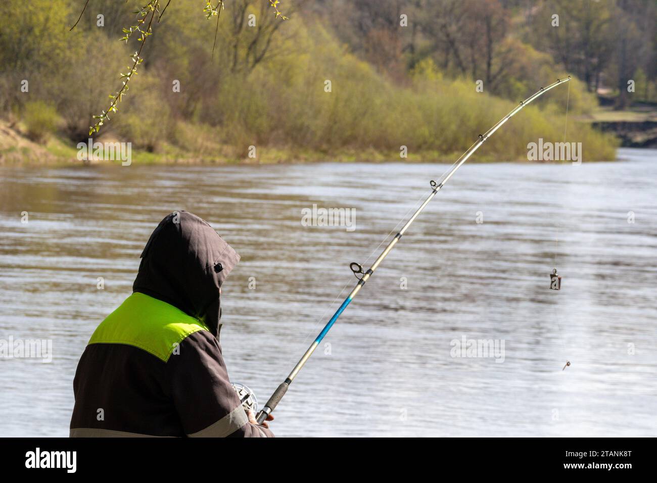 Fishing rods river person hi-res stock photography and images - Alamy