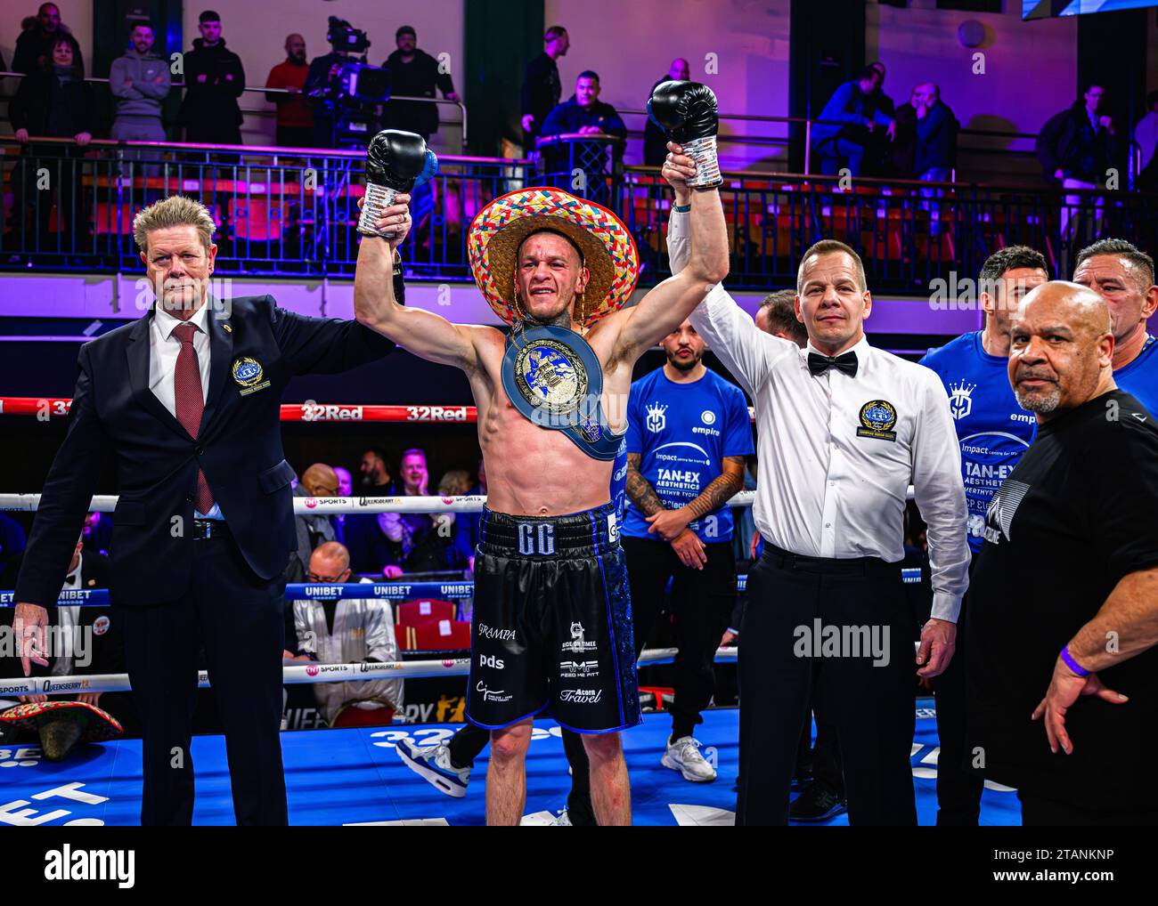 LONDON, UNITED KINGDOM. 02 Dec, 2023. Gavin celebrates after winning ...