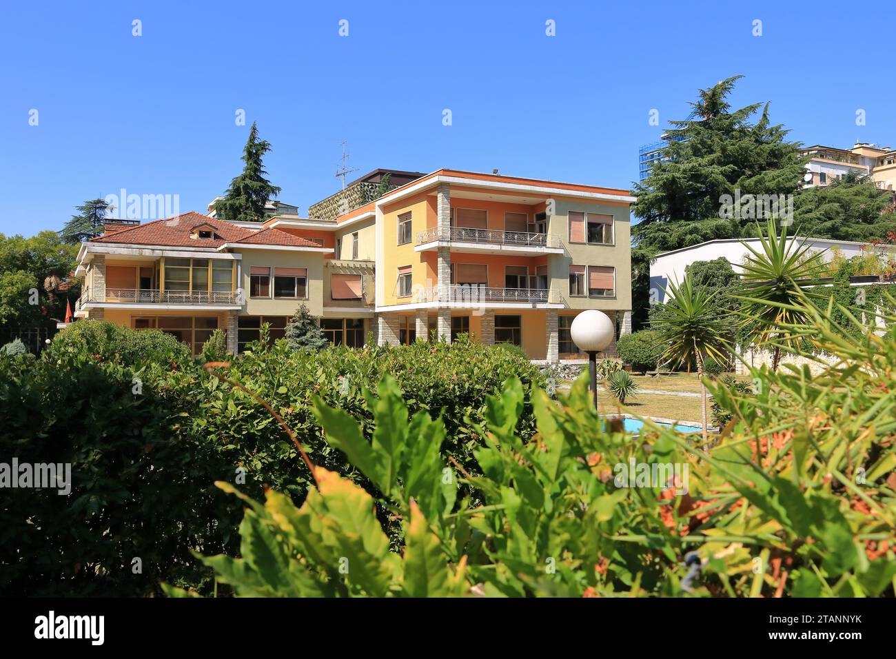 September 09 2023 - Tirana in Albania: the house of former Albanian ...