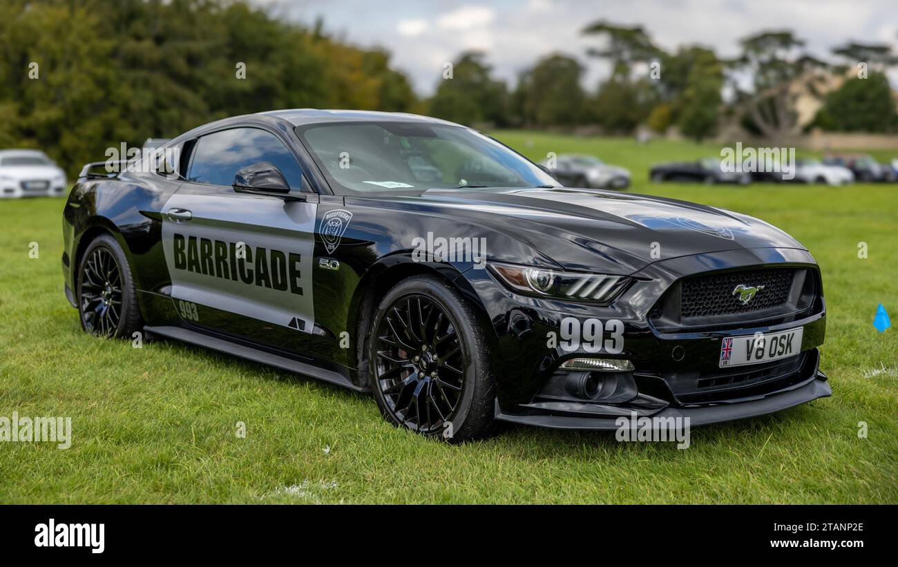 2016 Ford Mustang GT Barricade. on display at the Salon Privé Concours ...