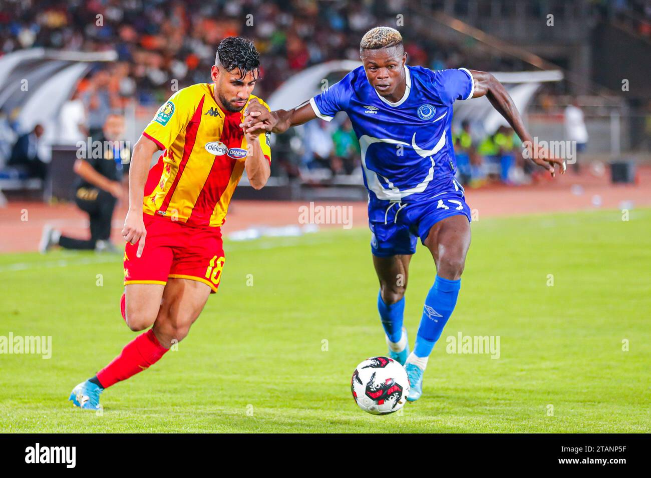 DAR ES SALAAM, TUNISIA – DECEMBER 1: Houssam Eddine Ghacha of Esperance ...