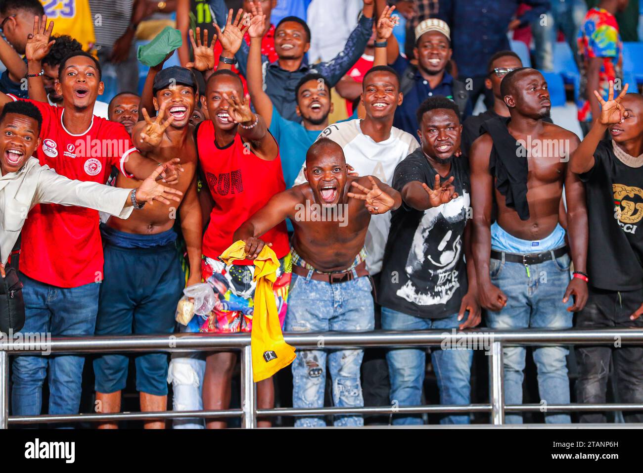 DAR ES SALAAM, TUNISIA – DECEMBER 1: Al Halil fans during the Caf ...