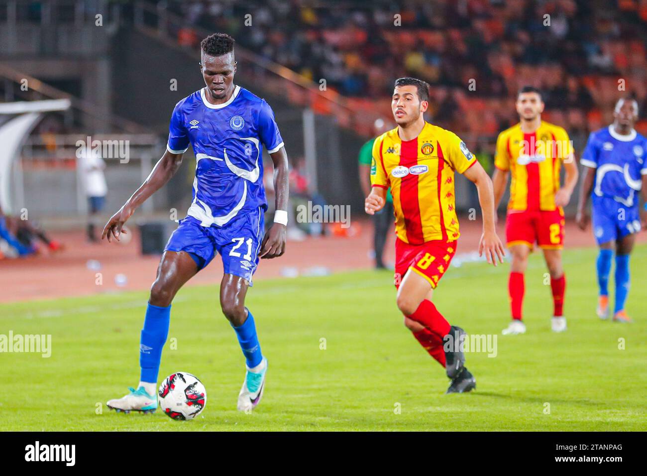 DAR ES SALAAM, TUNISIA – DECEMBER 1: Walieldin Khdir of Al Halil and ...