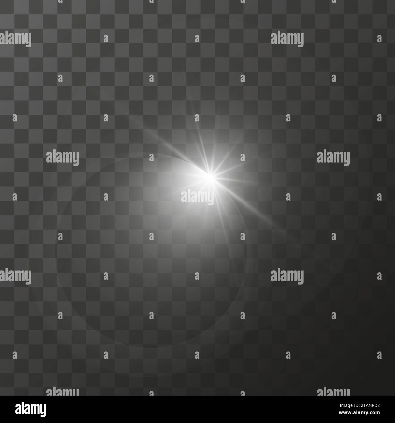 Shining star light rays glowing particles. Vector special effect on a ...