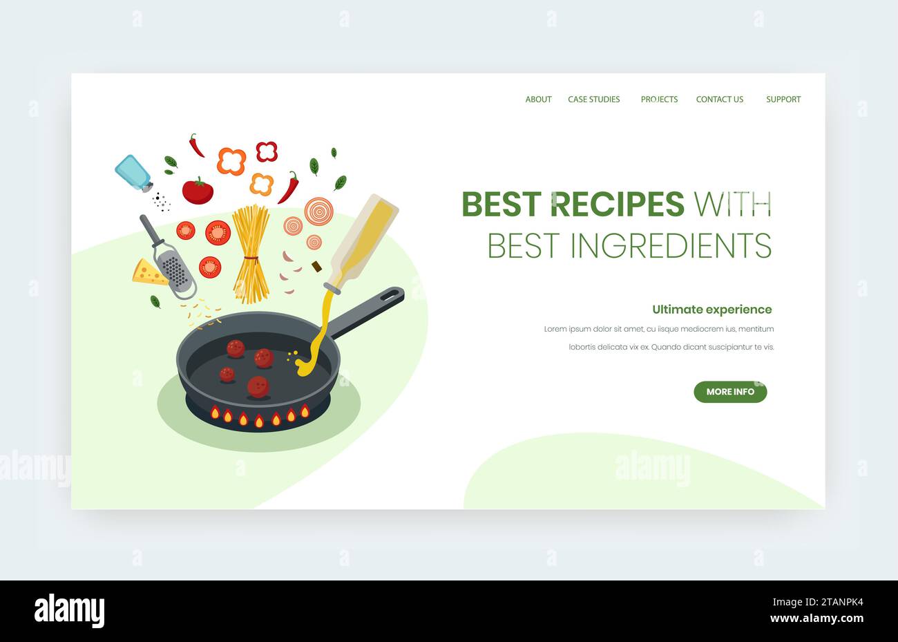 Reading recipe book Stock Vector Images - Alamy