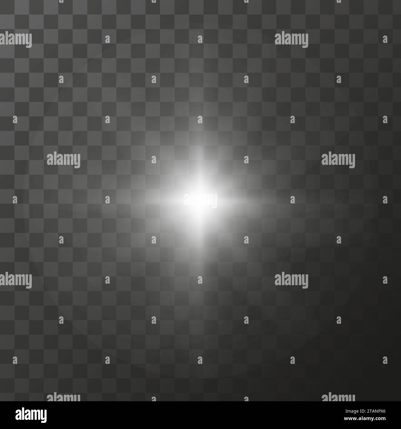 Shining star light rays glowing particles. Vector special effect on a ...