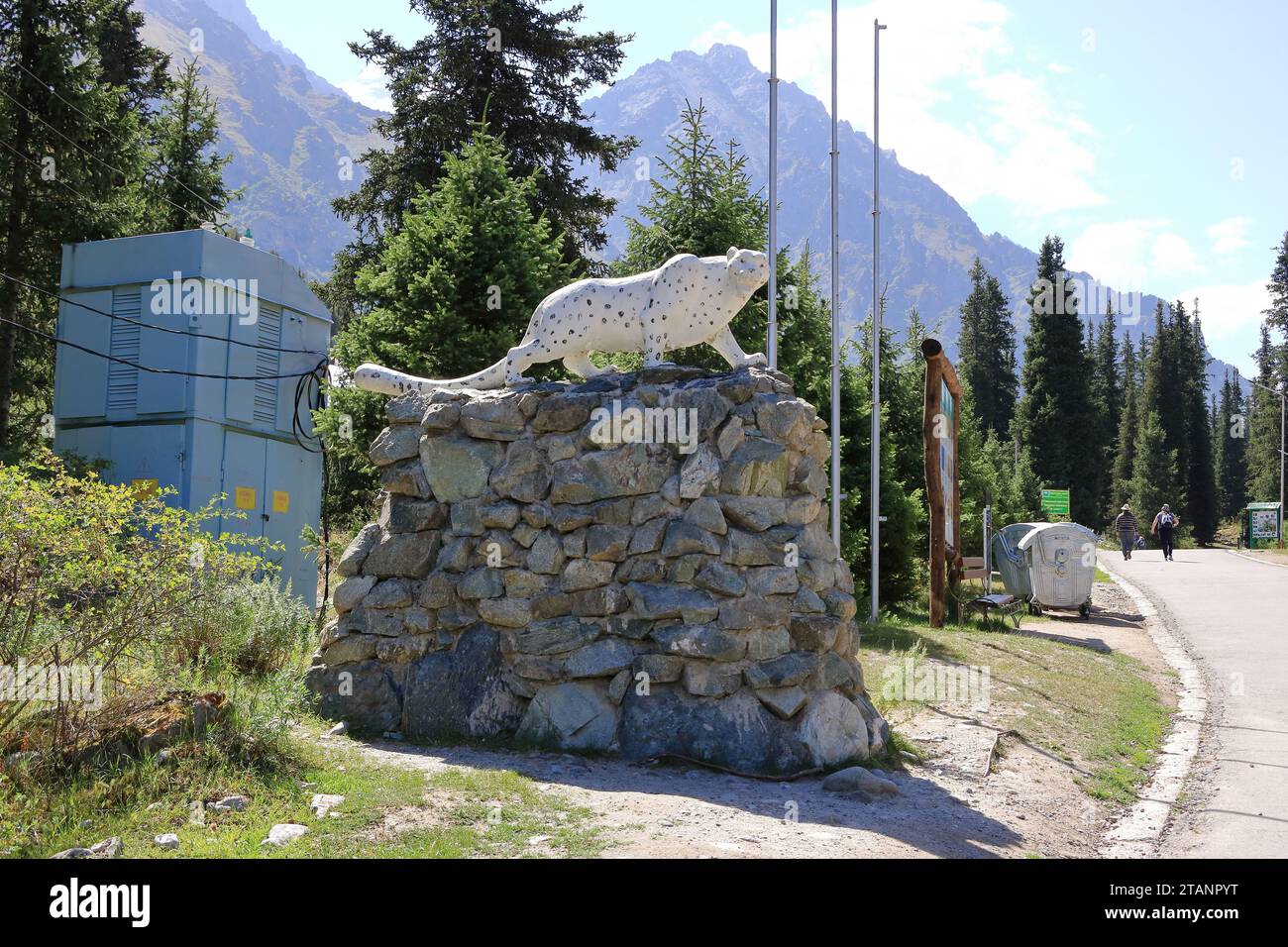 August 19 2023 - Ala Archa national park, Kyrgyzstan in Central Asia ...