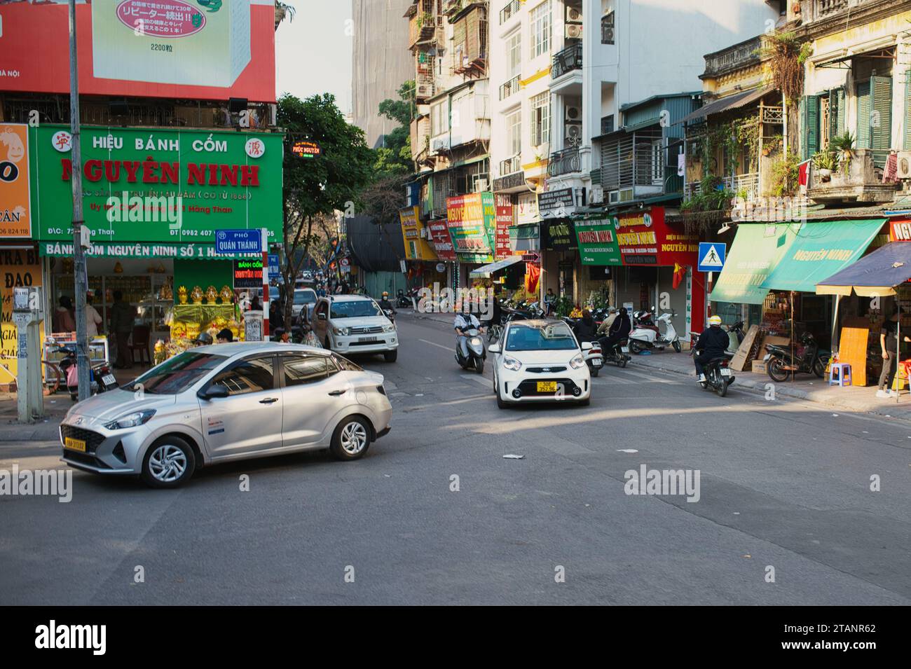 City street with cars Stock Photo - Alamy