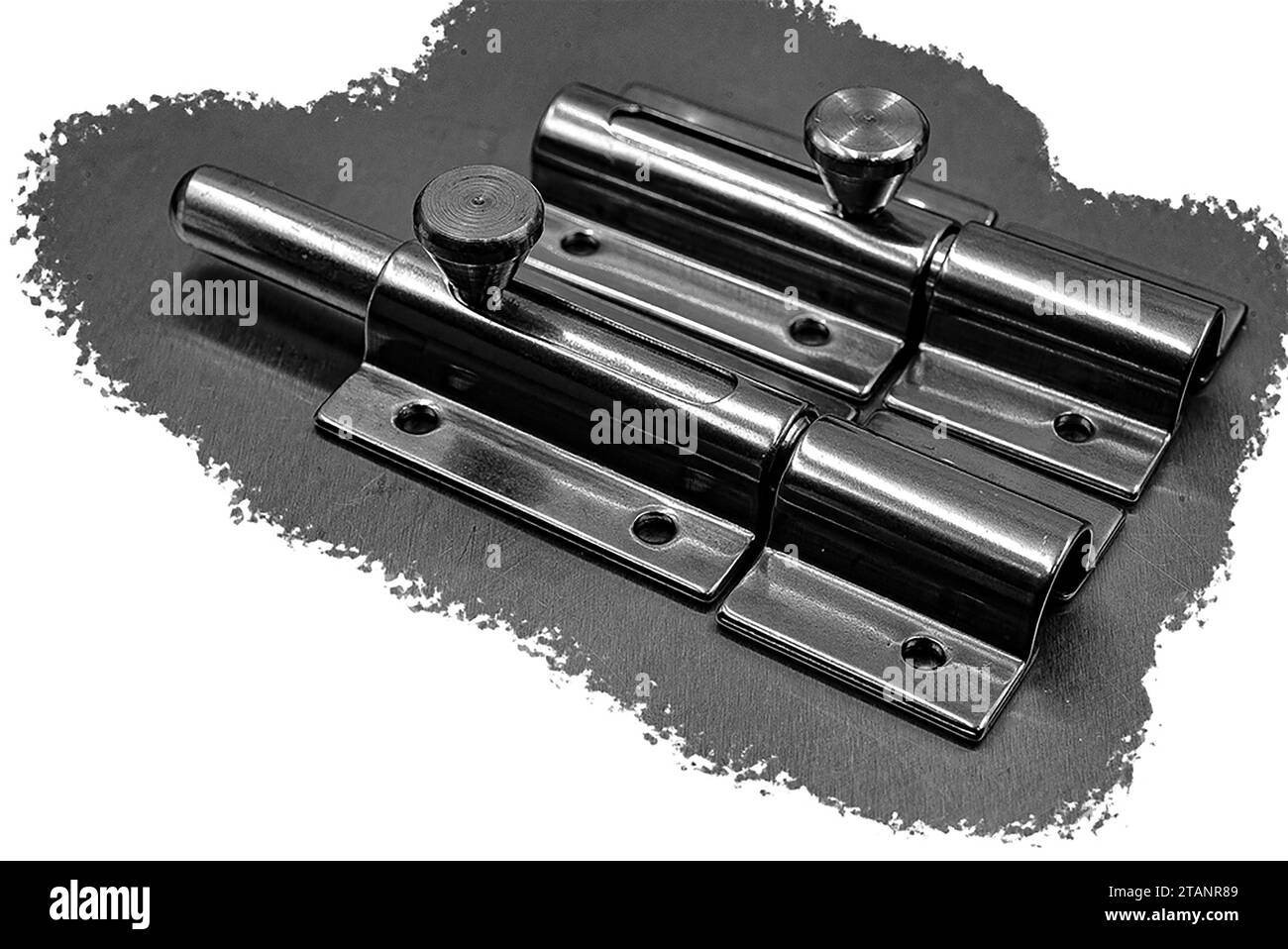 Iron stainless steel latch DIN 8117 Stock Photo - Alamy