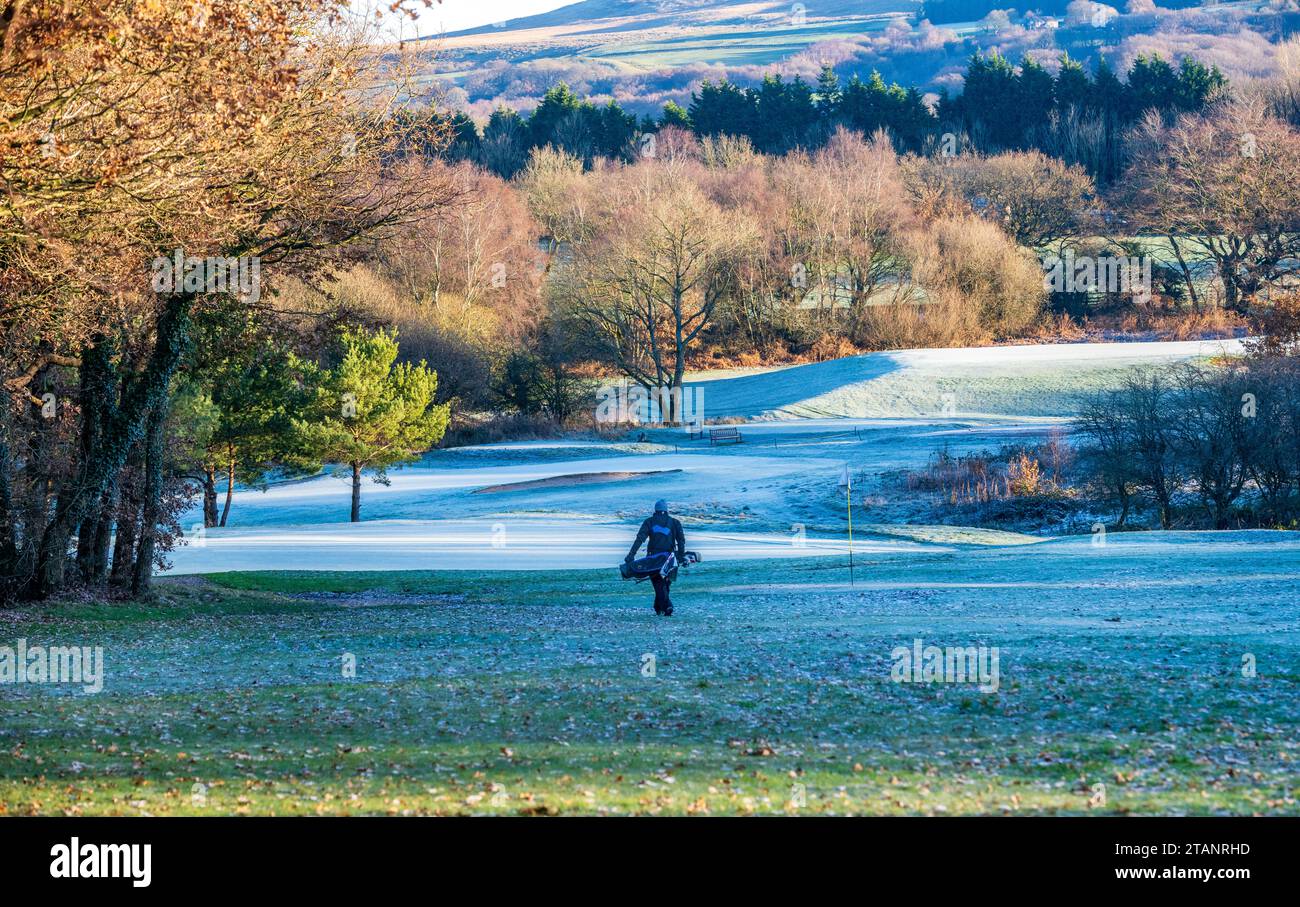 Winter Golf scenes at Chorley Golf Club Lancashire England UK Stock ...