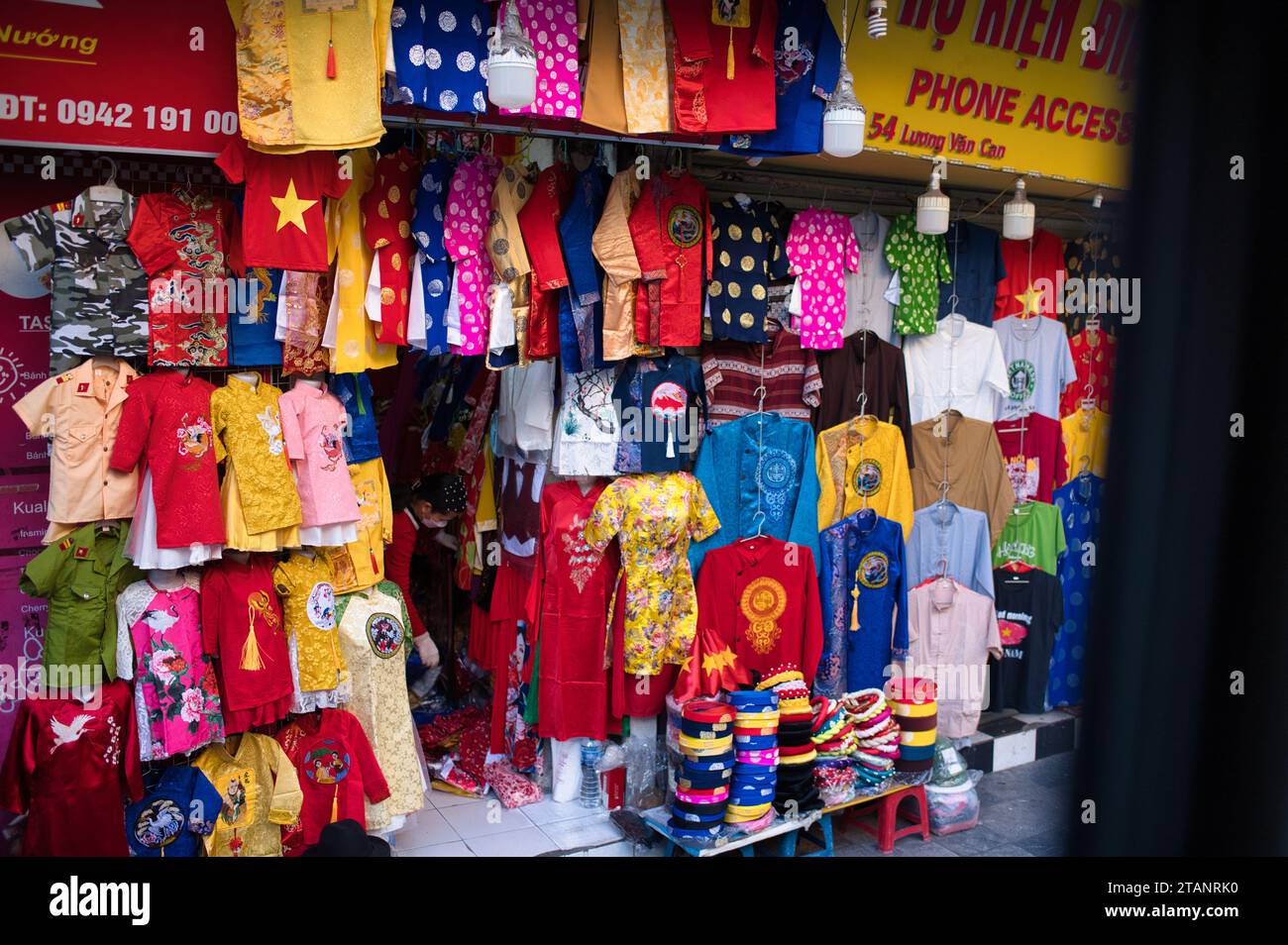 Collection of traditional clothes in shop Stock Photo - Alamy