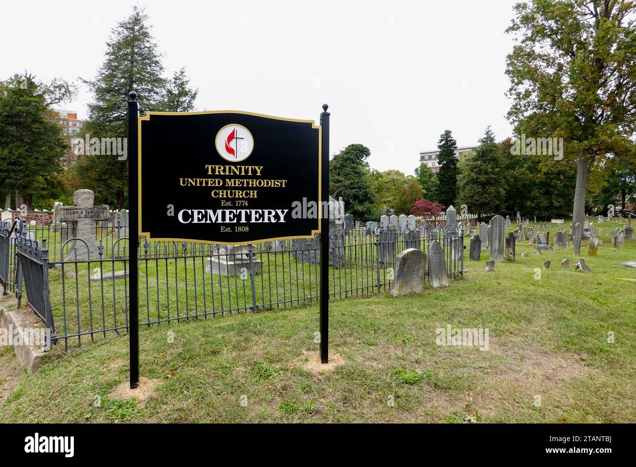 Trinity United Methodist Church cemetery, Alexandria, Virginia, USA ...