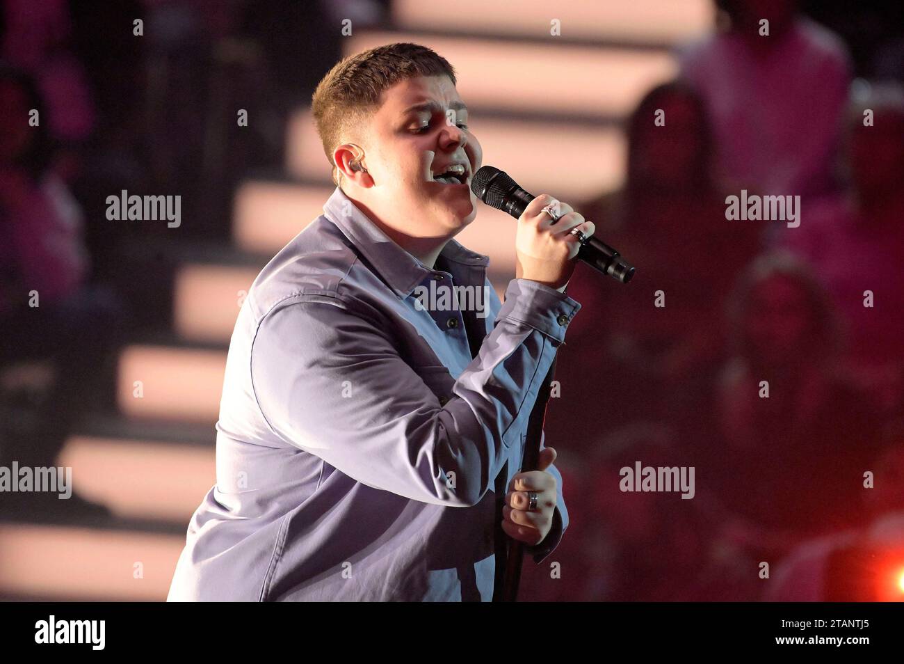 Marc Altergott im Halbfinale der 13. Staffel der Castingshow The Voice ...