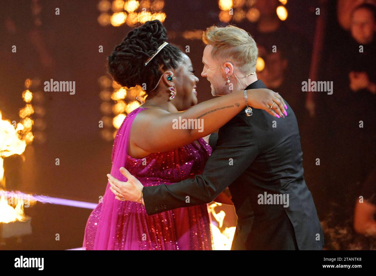 Emely Myles und Ronan Keating im Halbfinale der 13. Staffel der ...