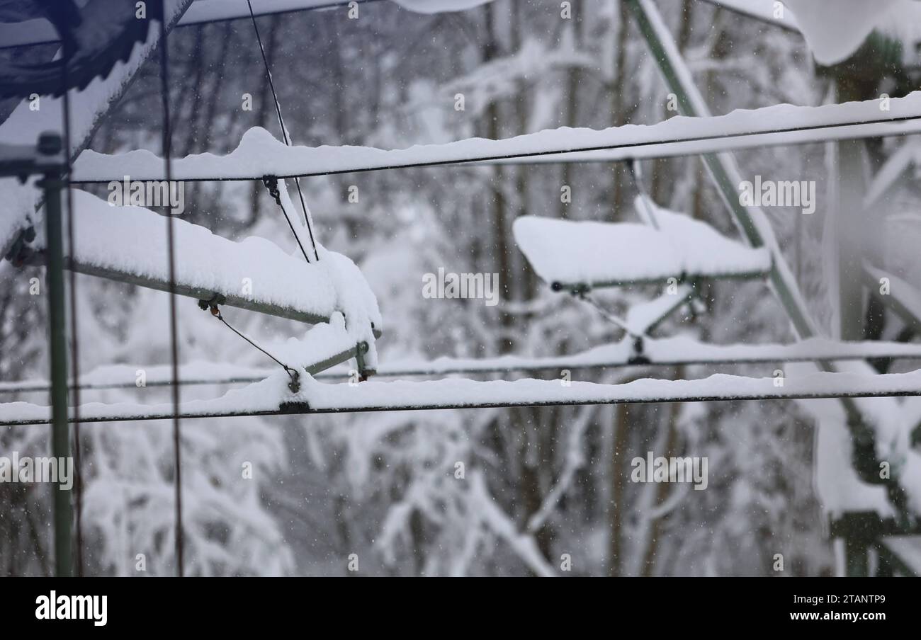 Tutzing, Bayern, Deutschland 02. Dezember 2023: Eine Wintertag in ...